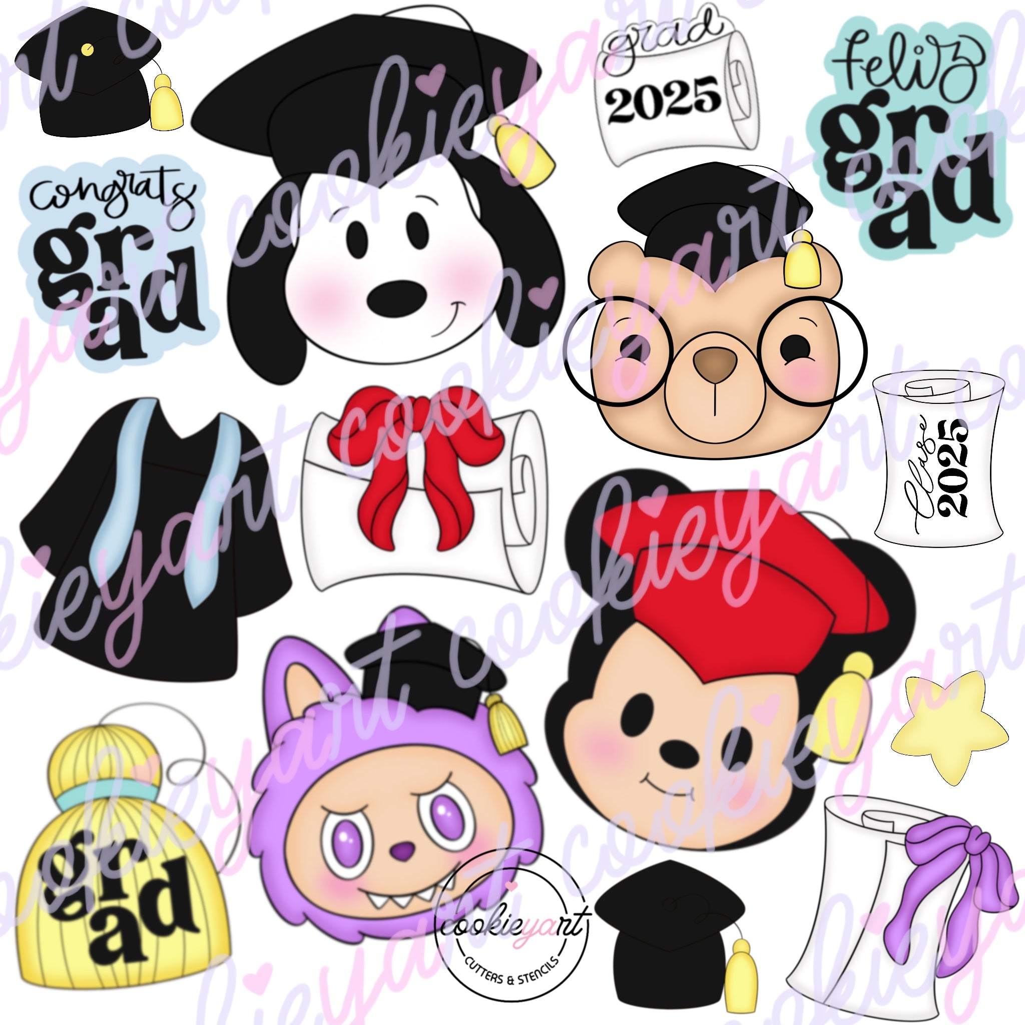 GRADUATION – COOKIEYART CUTTERS