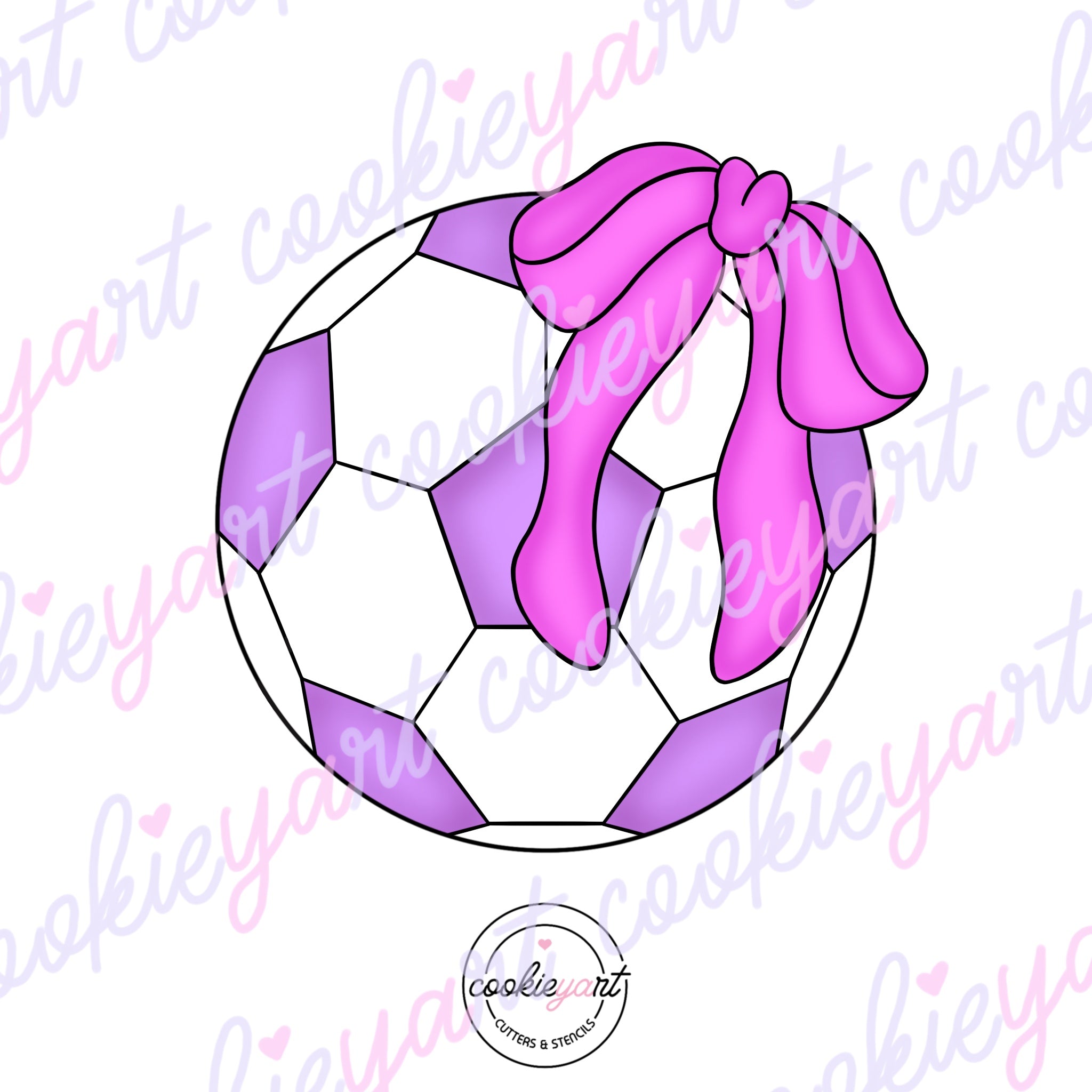 Soccer Coquette Cookie Cutter – COOKIEYART CUTTERS