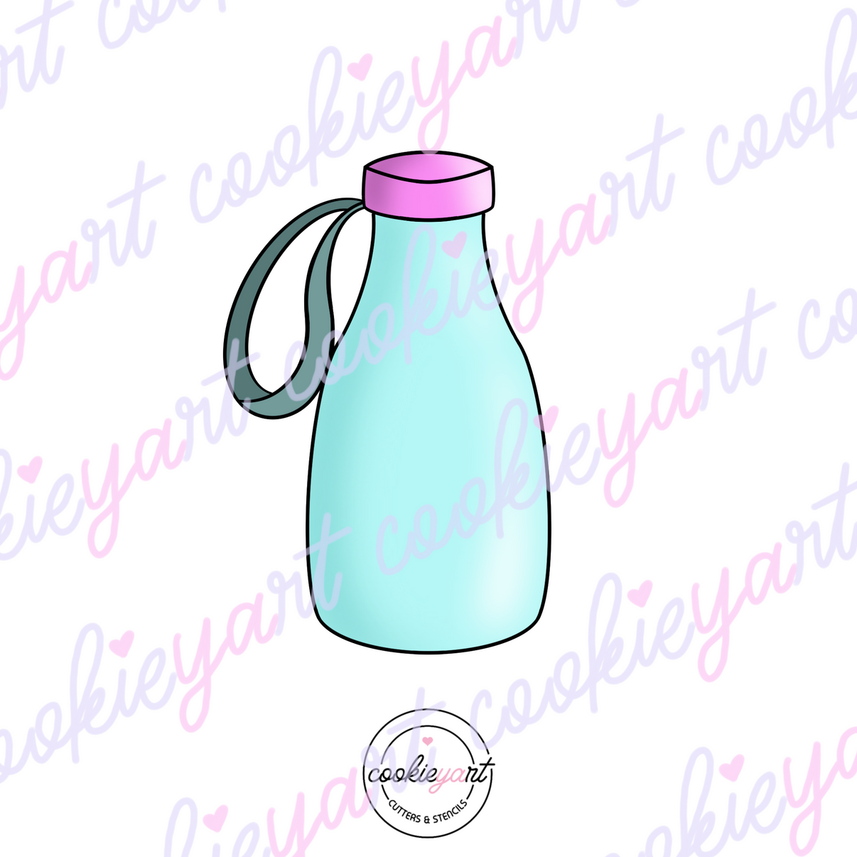 Water Bottle Cookie Cutter – COOKIEYART CUTTERS