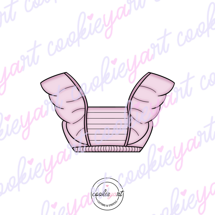 Crop Top Cookie Cutter – COOKIEYART CUTTERS